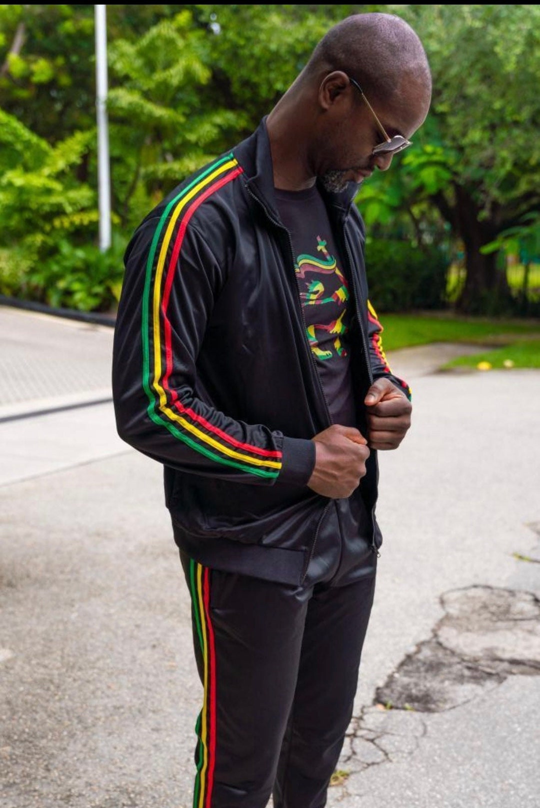 Rasta/jamaica Tracksuit - Etsy