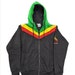 Rasta Hoodie Jacket - Etsy