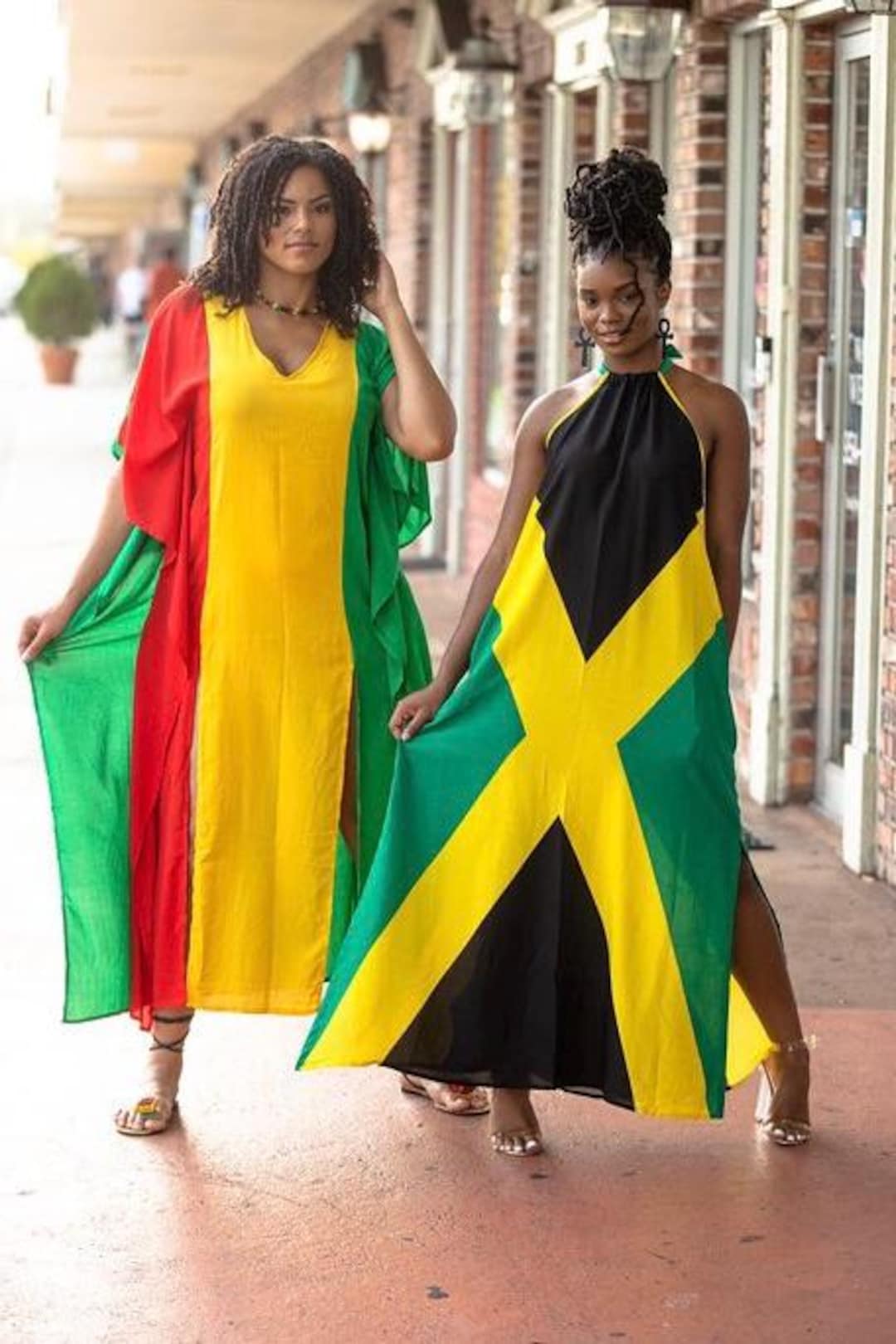 Jamaica /rasta Maxi Dress - Etsy