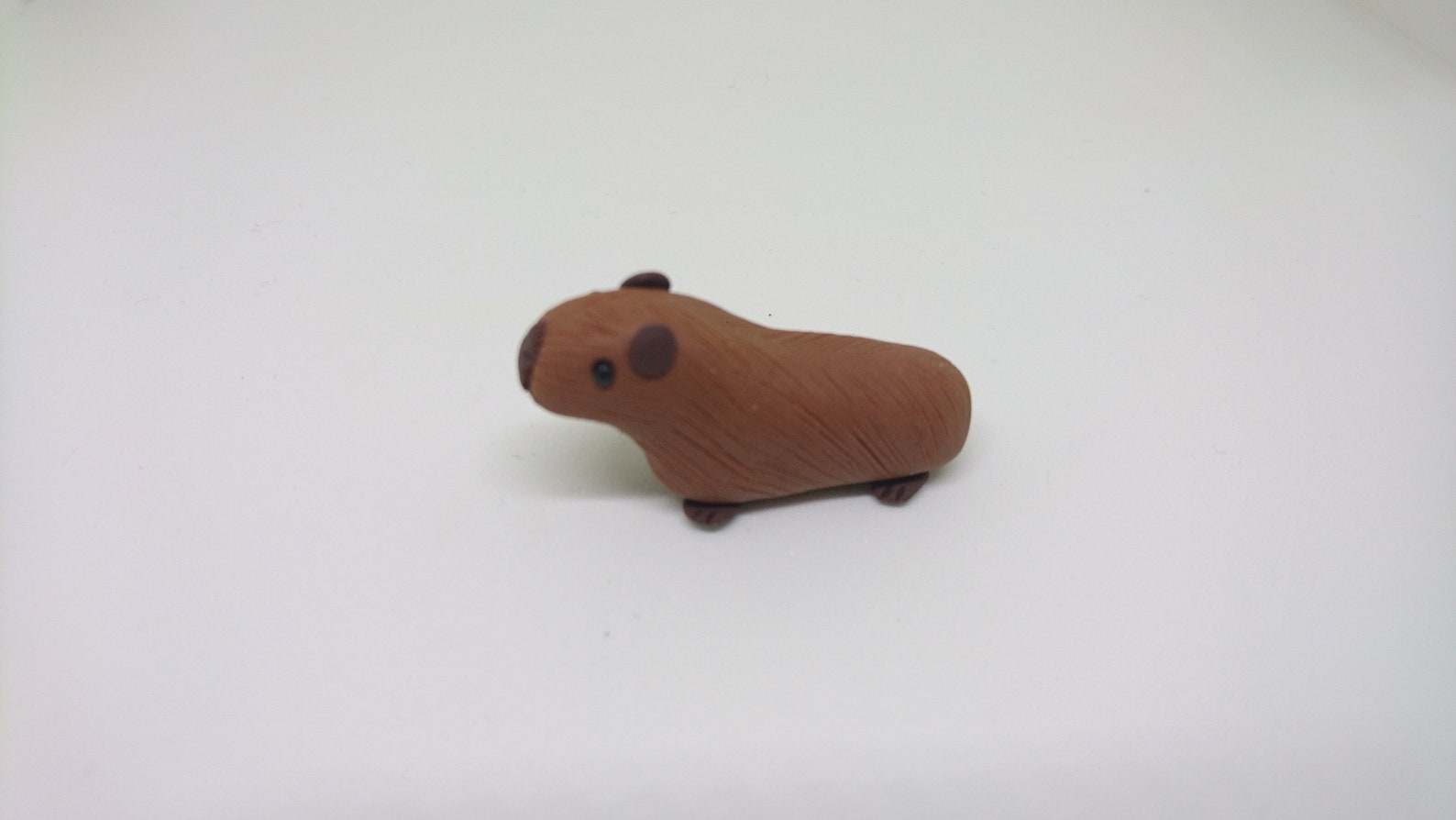 Capybara Miniature Model Handmade Polymer Clay Art Gift - Etsy