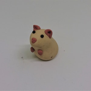 Hamster Miniature Model Single Colour Handmade Polymer Clay - Etsy