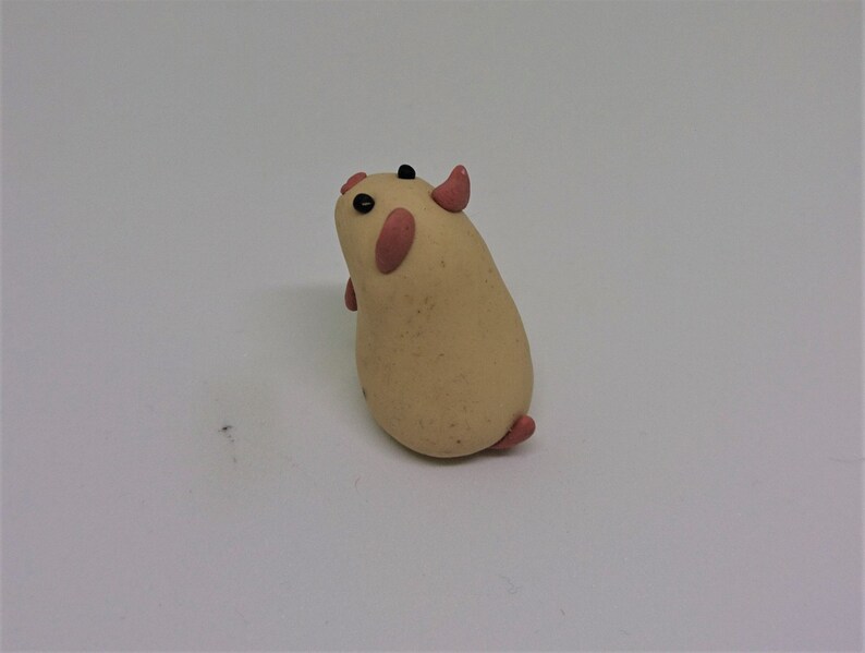 Hamster Miniature Model Single Colour Handmade Polymer Clay - Etsy