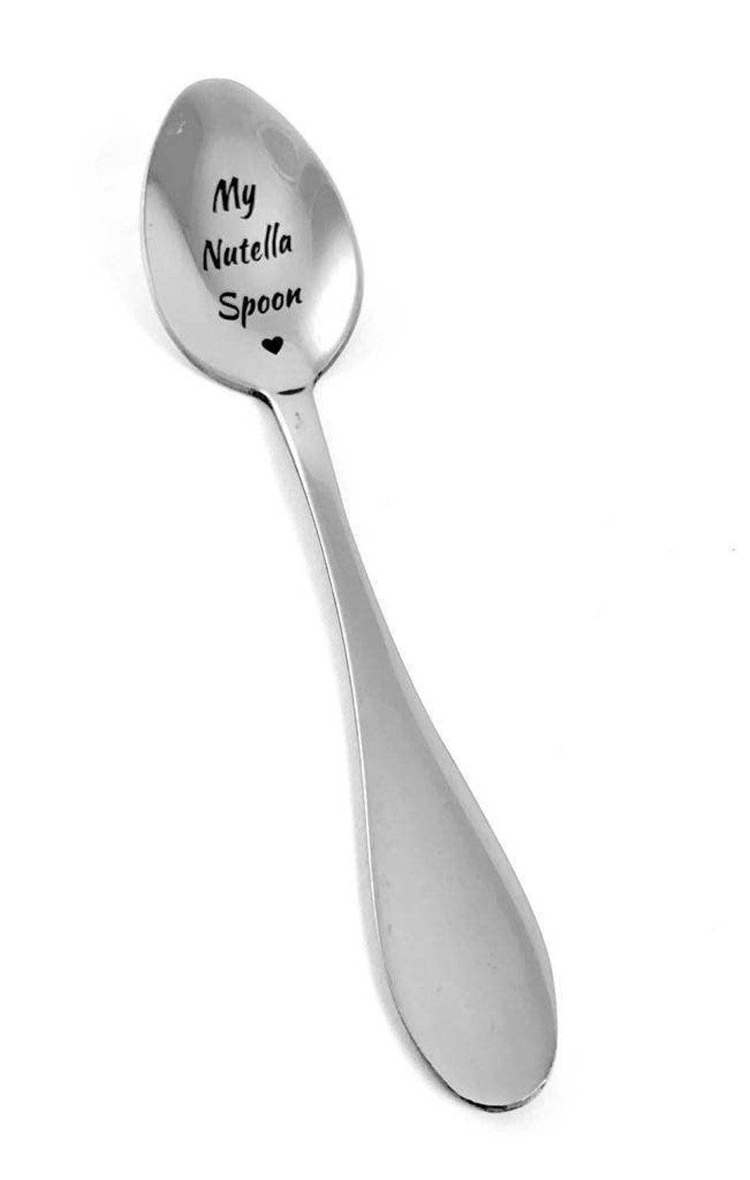 Engraved Spoon, My Nutella Spoon Engraved, Custom Engraving, Stainless ...