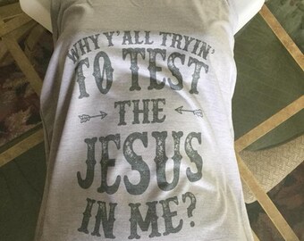 Test jesus in me | Etsy