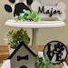 Dog Tiered Decorative Tray Wood Sign Bundle, Mini 3D Double Layered ...
