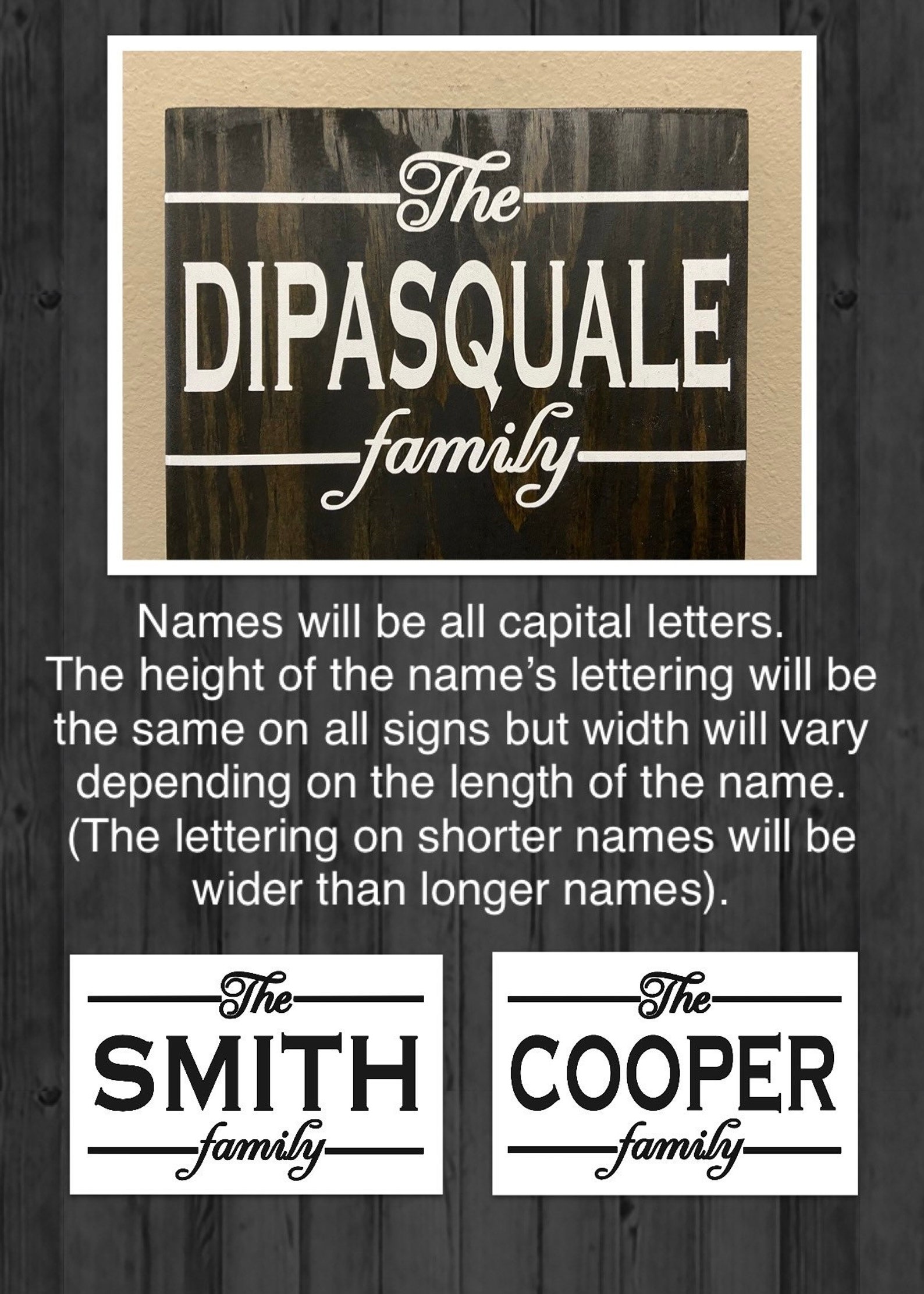 Custom Family Name WELCOME Sign W/ Interchangeable O - Etsy