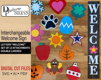 DIY Interchangeable Door Hanger - Etsy