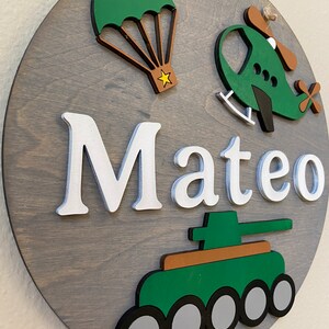 Personalized Soldier Sign for Baby Boy Nursery Decor, Military Themed ...