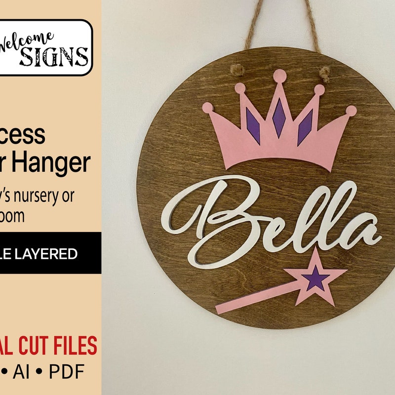 Princess Theme Door Signs - Etsy