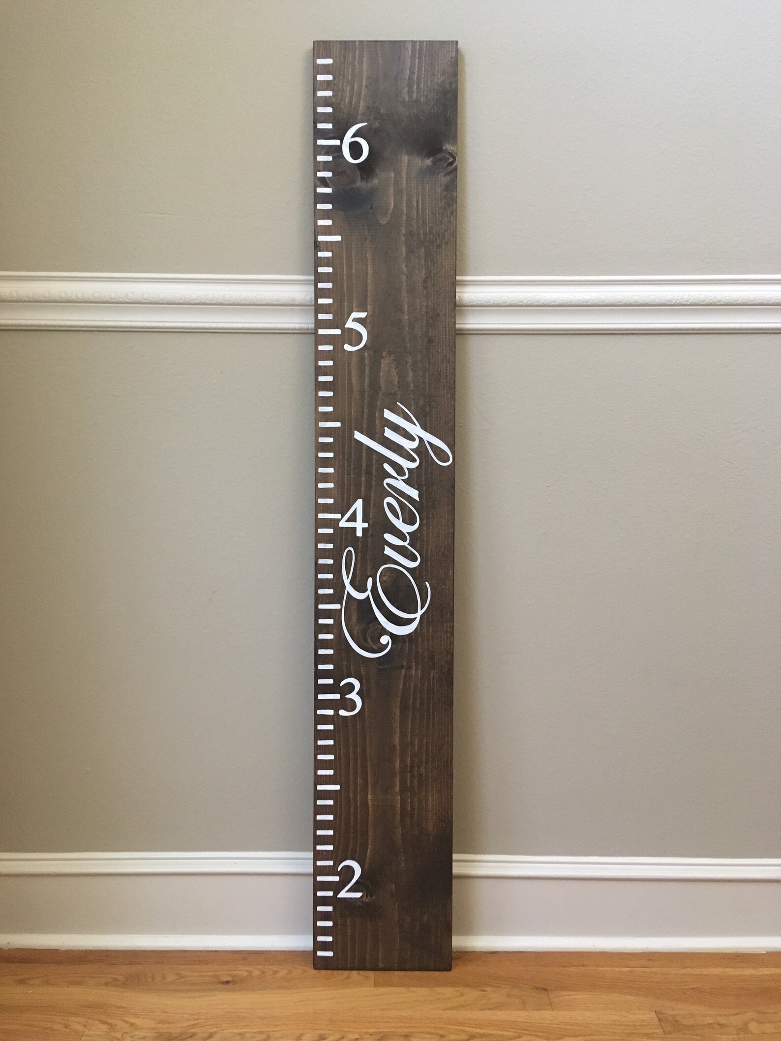 Growth Chart Wood Growth Chart Ruler Growth Chart Custom | Etsy