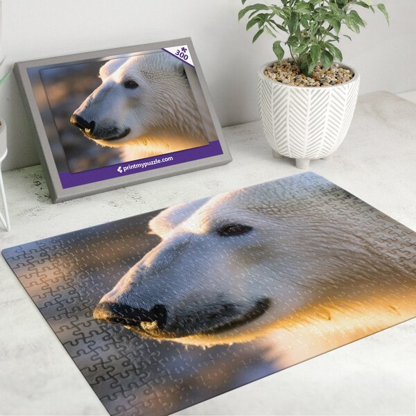 Polar Bear Puzzle - Etsy