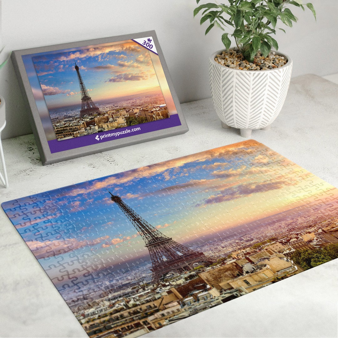 Eiffel Tower Puzzle 300 Piece Jigsaw Puzzle Paris A3 A4 A5 Adult Jigsaw ...