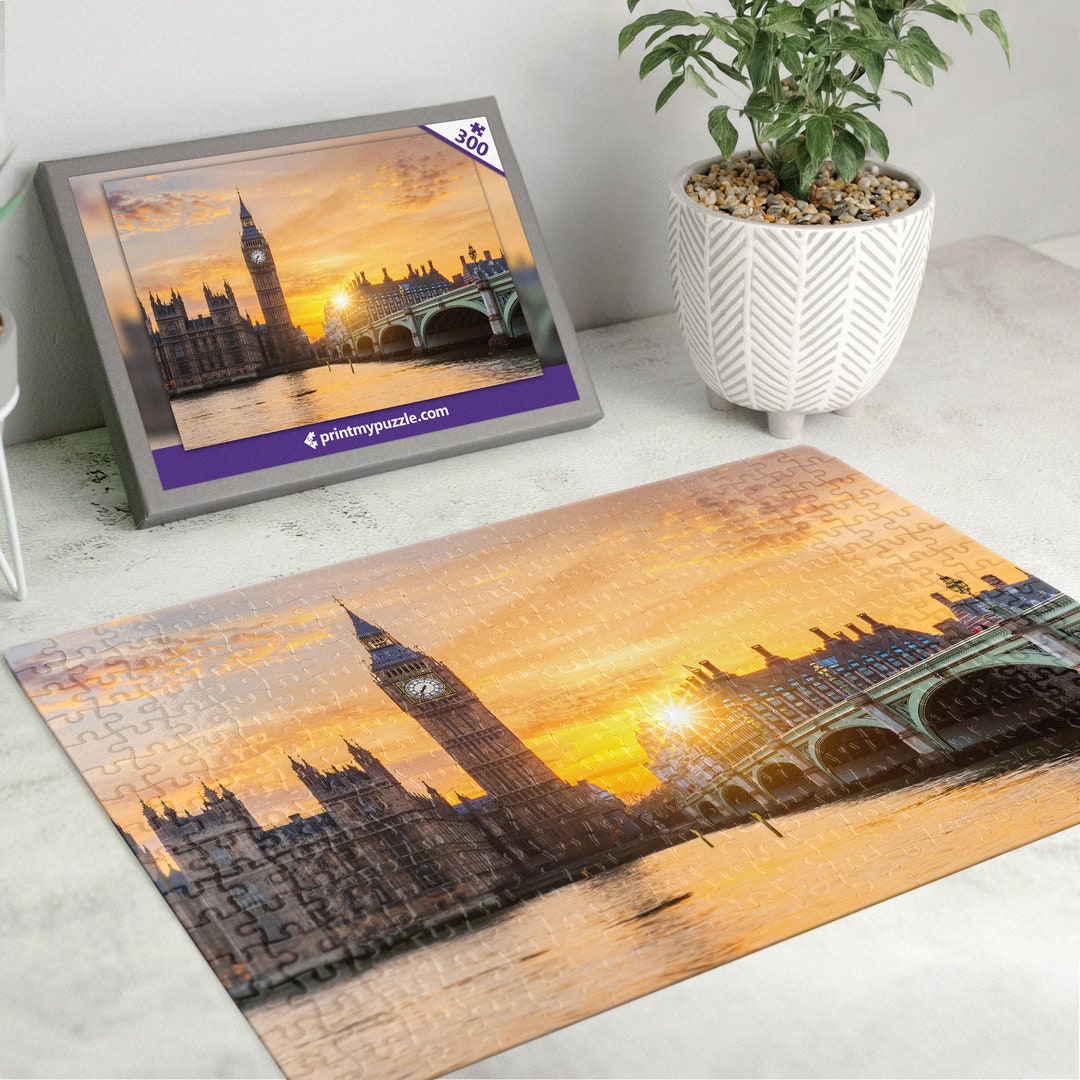 Big Ben Puzzle 300 Piece Big Ben Jigsaw Puzzle London A3 A4 A5 Adult ...