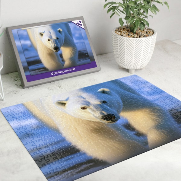 Polar Bear Puzzle - Etsy