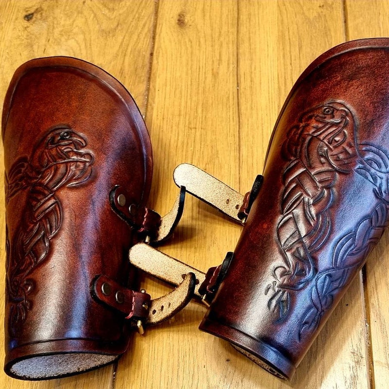 Leather Vambrace - Etsy UK
