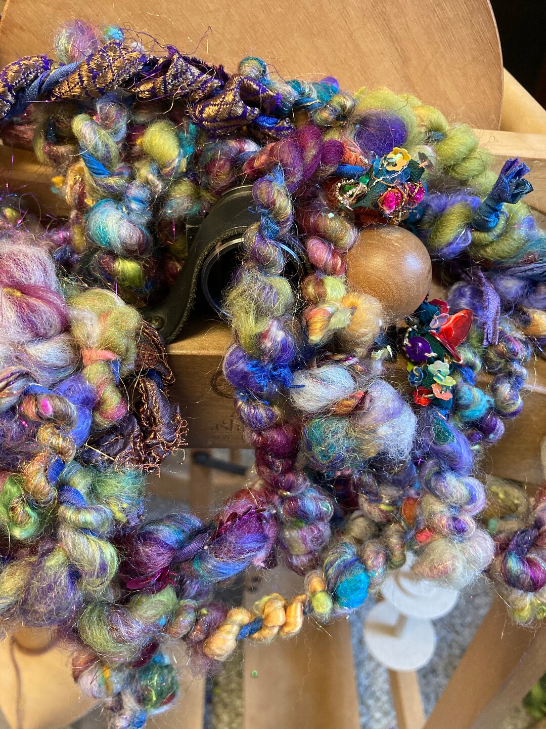 Handspun Art Yarn gypsy Camp - Etsy