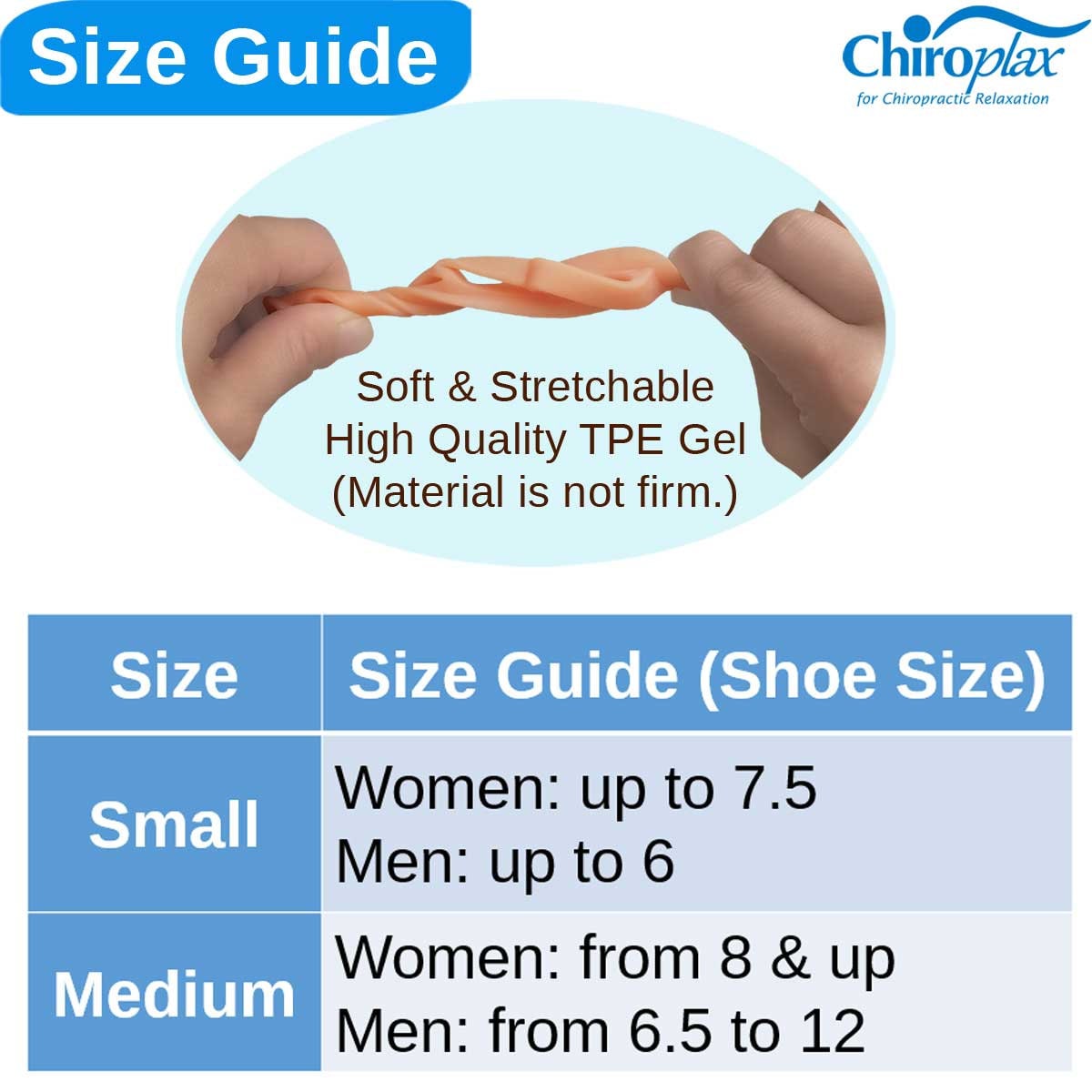 Chiroplax Hammer Toe Cushions Pads Temporary Straightener Corrector ...