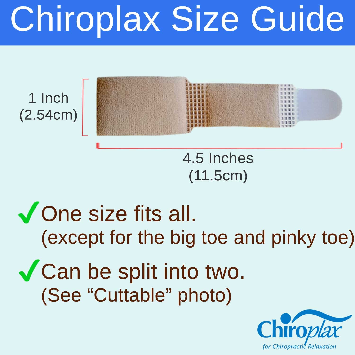 Chiroplax Non-elastic Toe Wraps Buddy Tape (4pack) Broken Overlapping ...