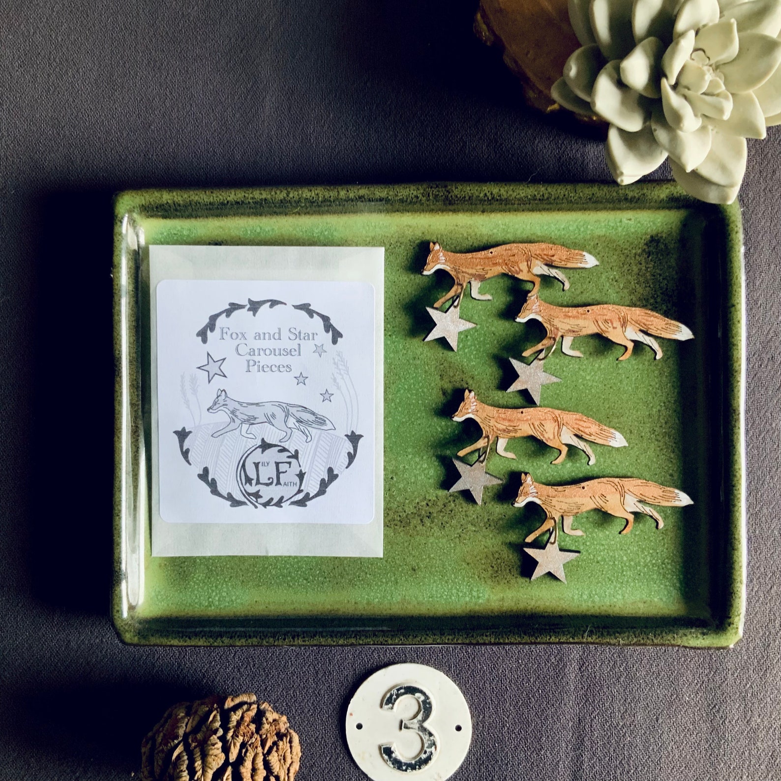 Fox Candle Carousel - Etsy