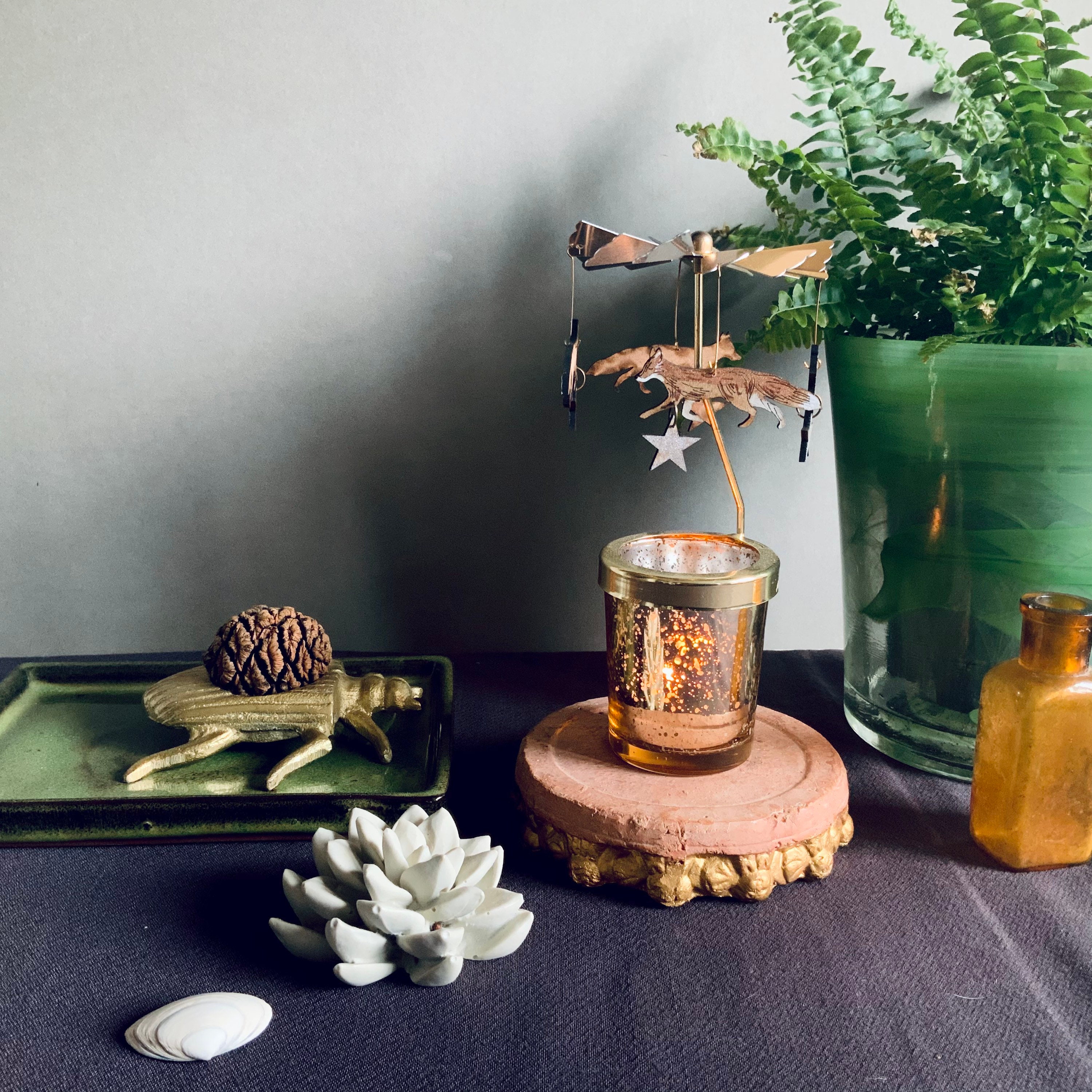 Fox Candle Carousel - Etsy