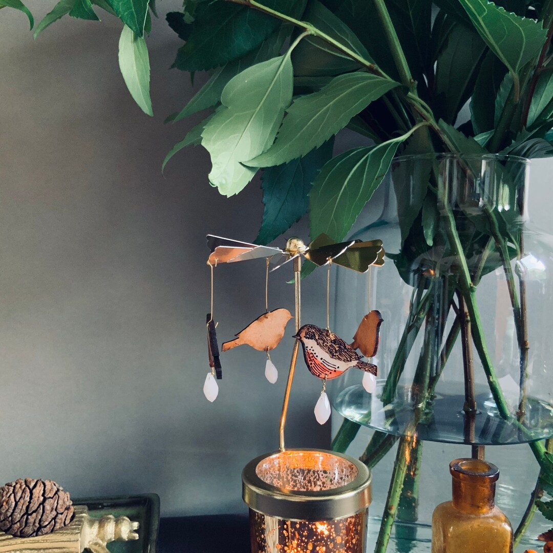Robin Candle Carousel - Etsy UK