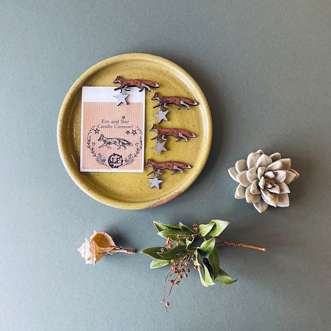 Fox Candle Carousel Pieces - Etsy