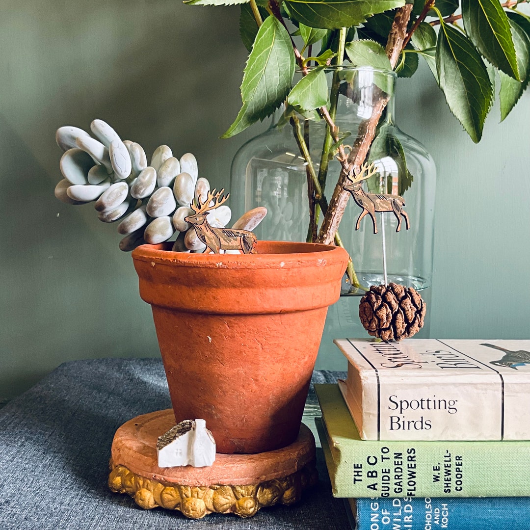 Stag Plant Pot Companions - Etsy