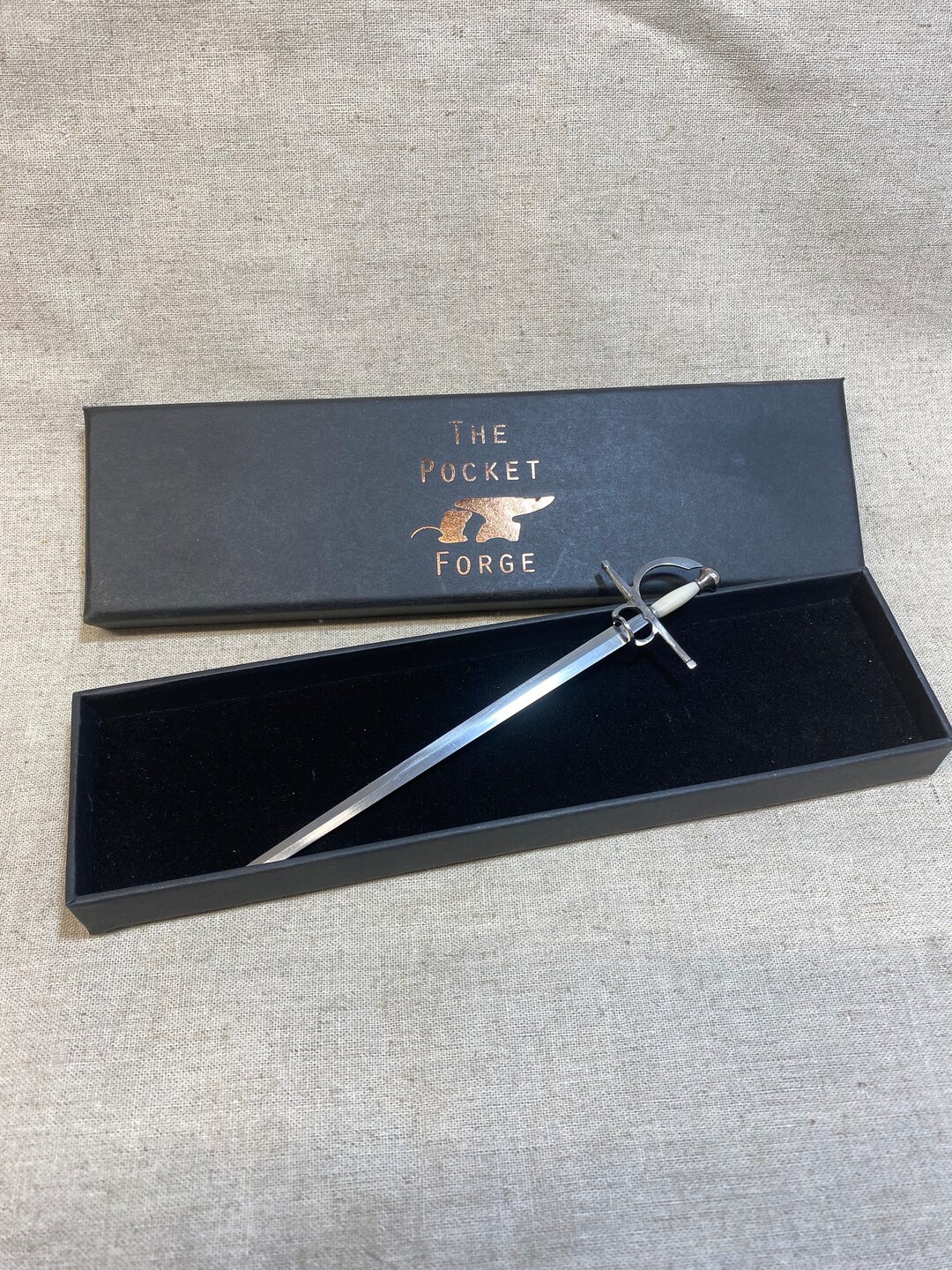 1/6 Scale Miniature Side Sword hand Forged Steel Tiny Sword Collectors ...