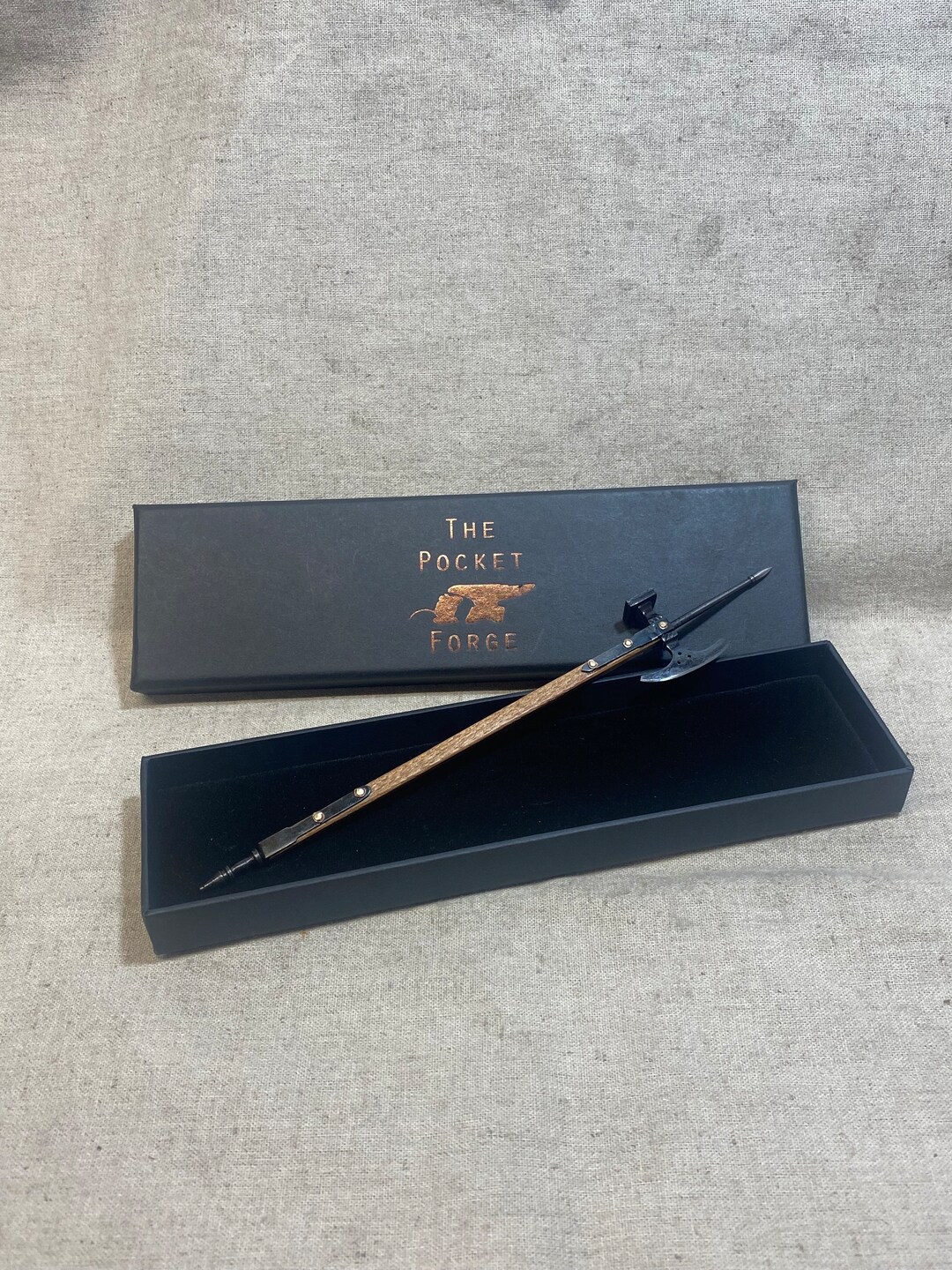 1/6 Scale Tiny Poleaxe/ Halberd Knights Polearm hand Forged Steel ...