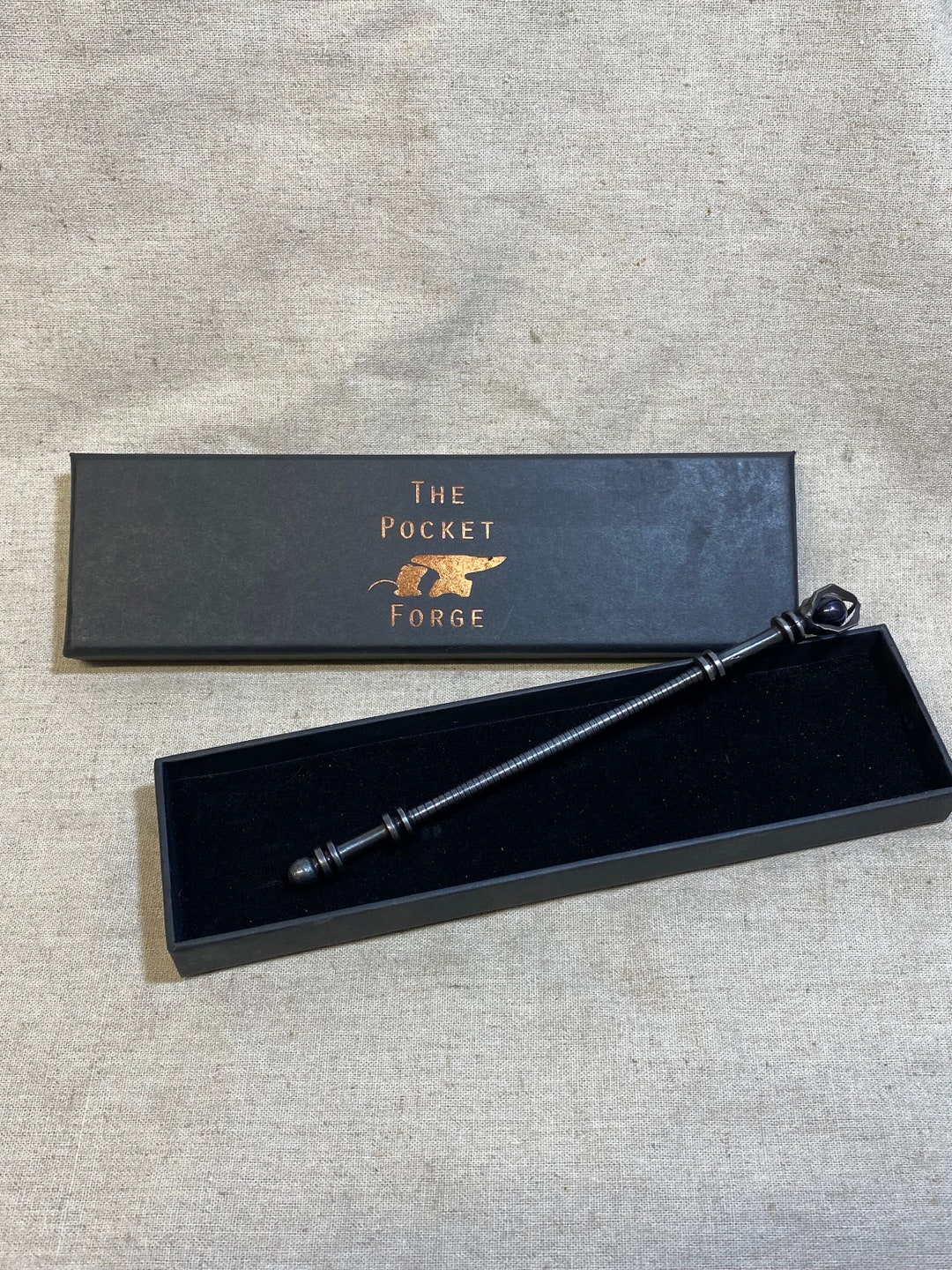 1/6 Scale Tiny Wizard Sceptre hand Forged Steel Miniature Collectors ...