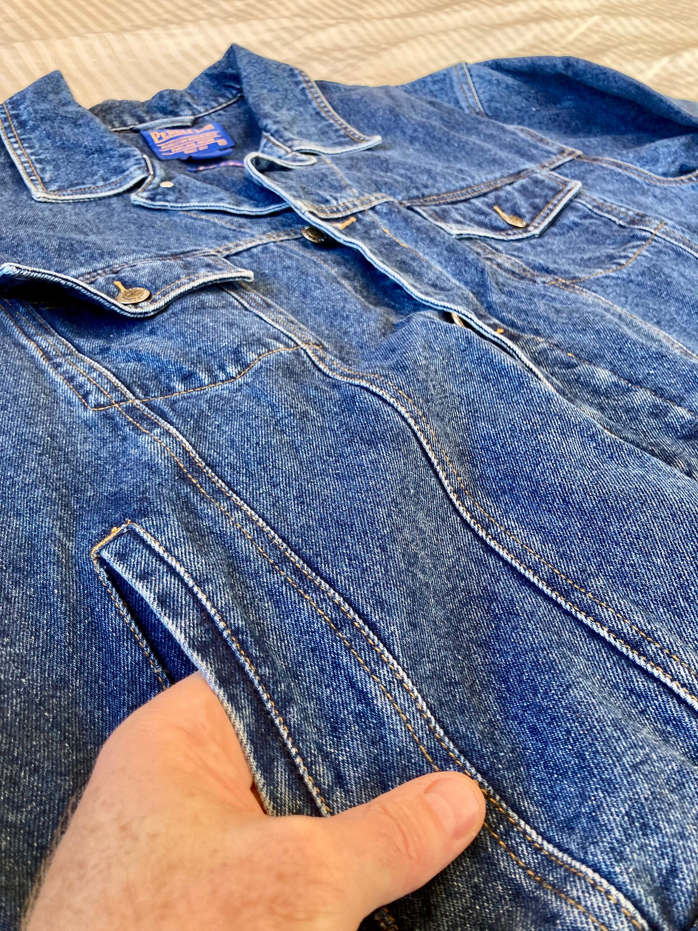 Pendleton Denim Jacketmen's XL Native Style Jacket - Etsy