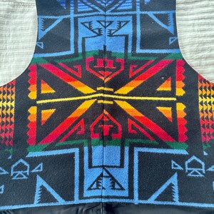 Pendleton Wool Vest Mens Large, Southwestern Vest, Native Style Vest ...