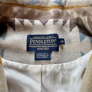 Pendleton Wool Jacket>women’s XS, Native Style Jacket, Southwest Jacket, Pendleton Jacket ...