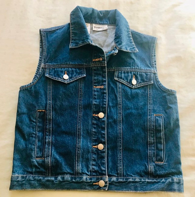 Pendleton Denim Vestwomen's Small, Native Style Jacket, Southwest Vest ...