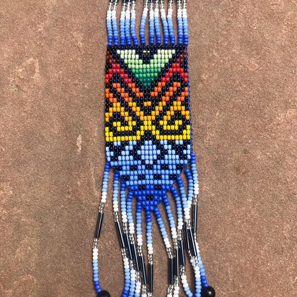 Embera Braceletindigenous Beadwork, Hand Made Sacred Jewelry, One of ...