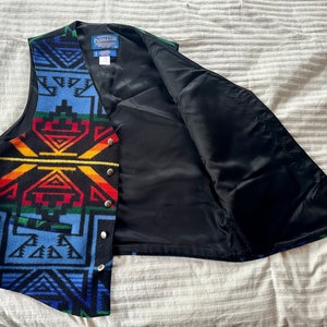 Pendleton Wool Vest Mens Large, Southwestern Vest, Native Style Vest ...