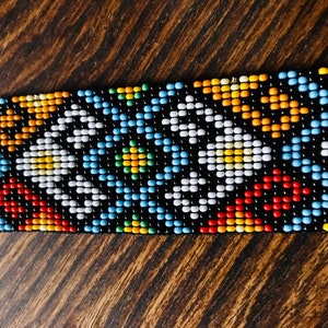 Embera Braceletindigenous Beadwork, Hand Made Sacred Jewelry, One of ...