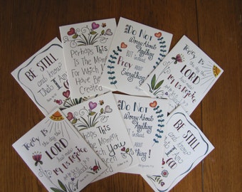 Christian note cards | Etsy