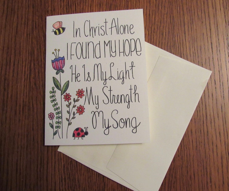 8 Bible Verse Note Cards-hand-designed & Lettered-religious | Etsy