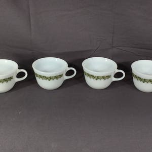 Vintage Spring Blossom Tea Cups 4 Pyrex Crazy Daisy Mugs - Etsy Canada