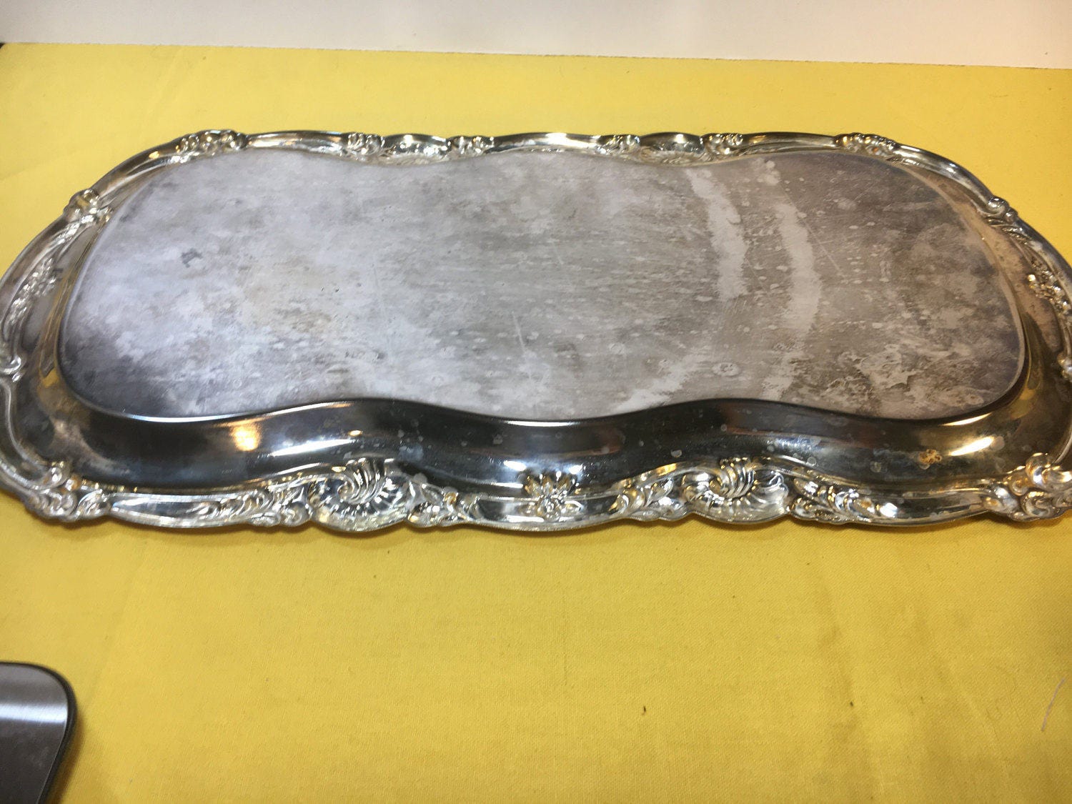 Vintage Platter Silver Plated, Silver Plated Server EP ON Steel Hong ...