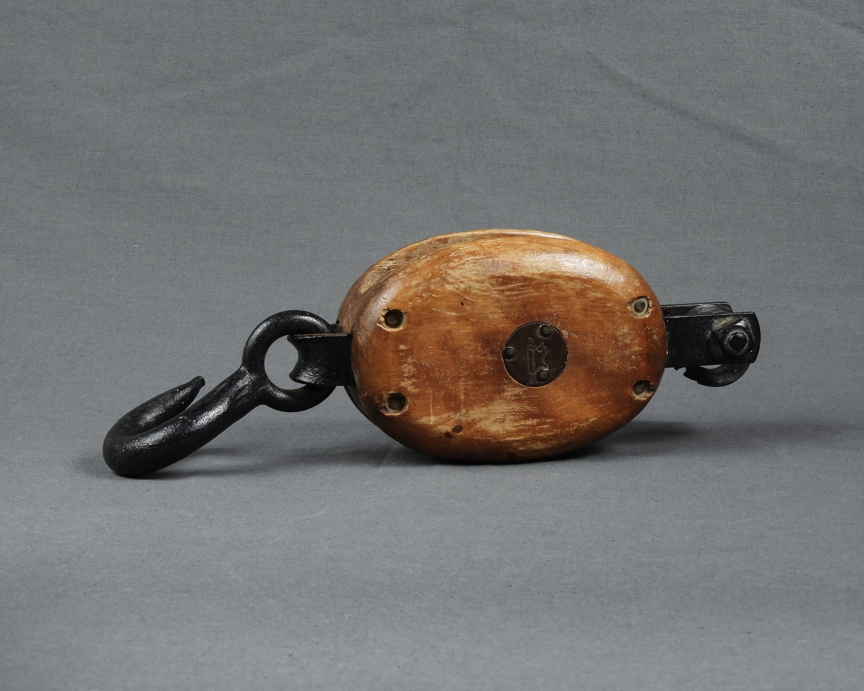 Old Wood Block And Tackle