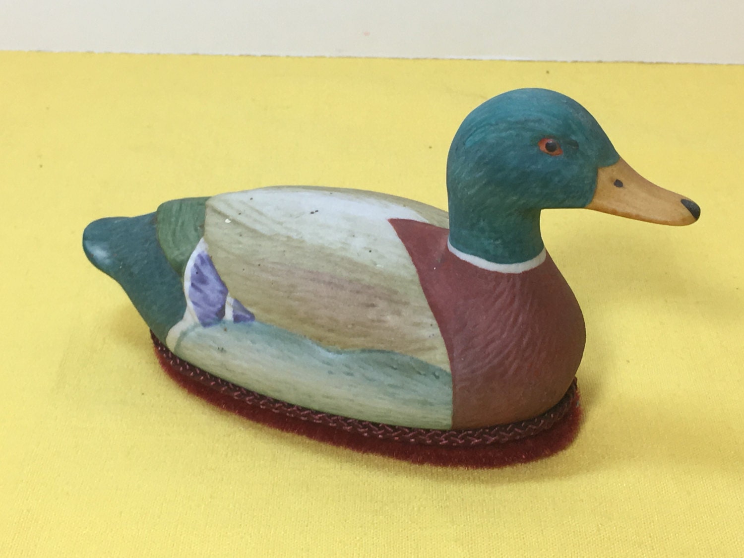Vintage Mr. May Ceramic Duck, Hand Painted 83 Duck Decoy, Porcelain ...
