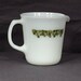 Vintage Pyrex Creamer Crazy Daisy Creamer White & Green - Etsy
