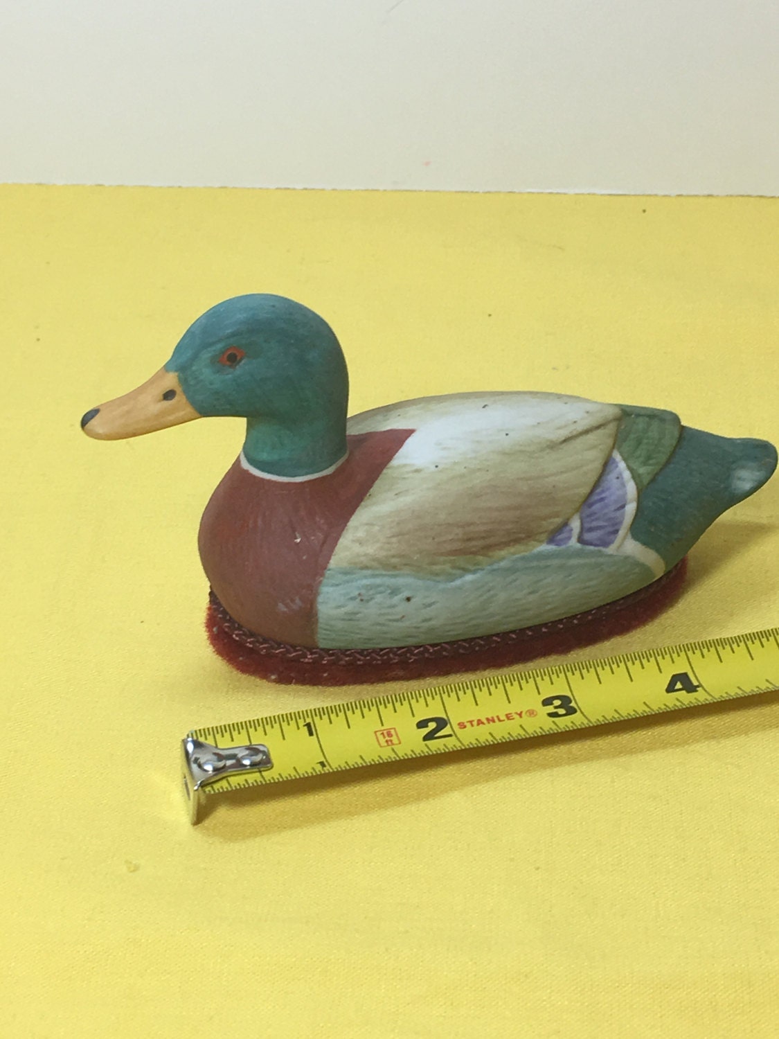 Vintage Mr. May Ceramic Duck, Hand Painted 83 Duck Decoy, Porcelain ...