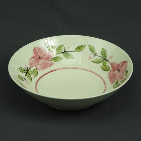Pink Flowers Bowl - Etsy