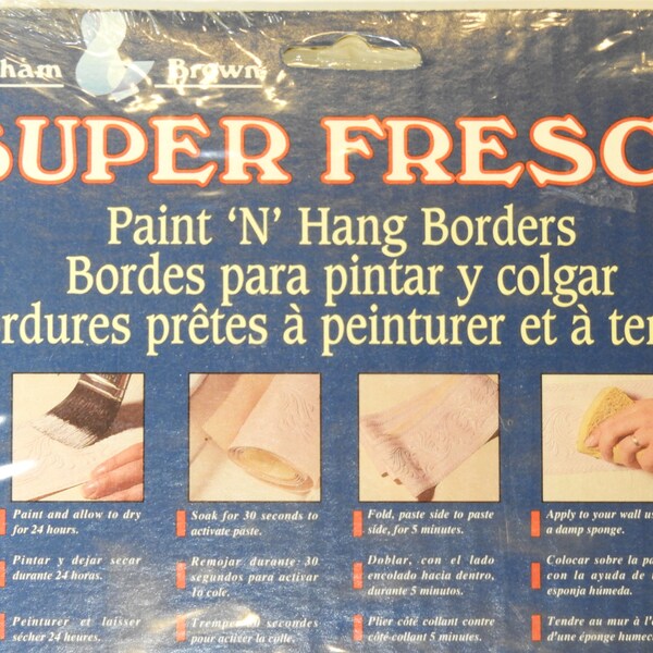 Paintable Wallpaper Border - Etsy