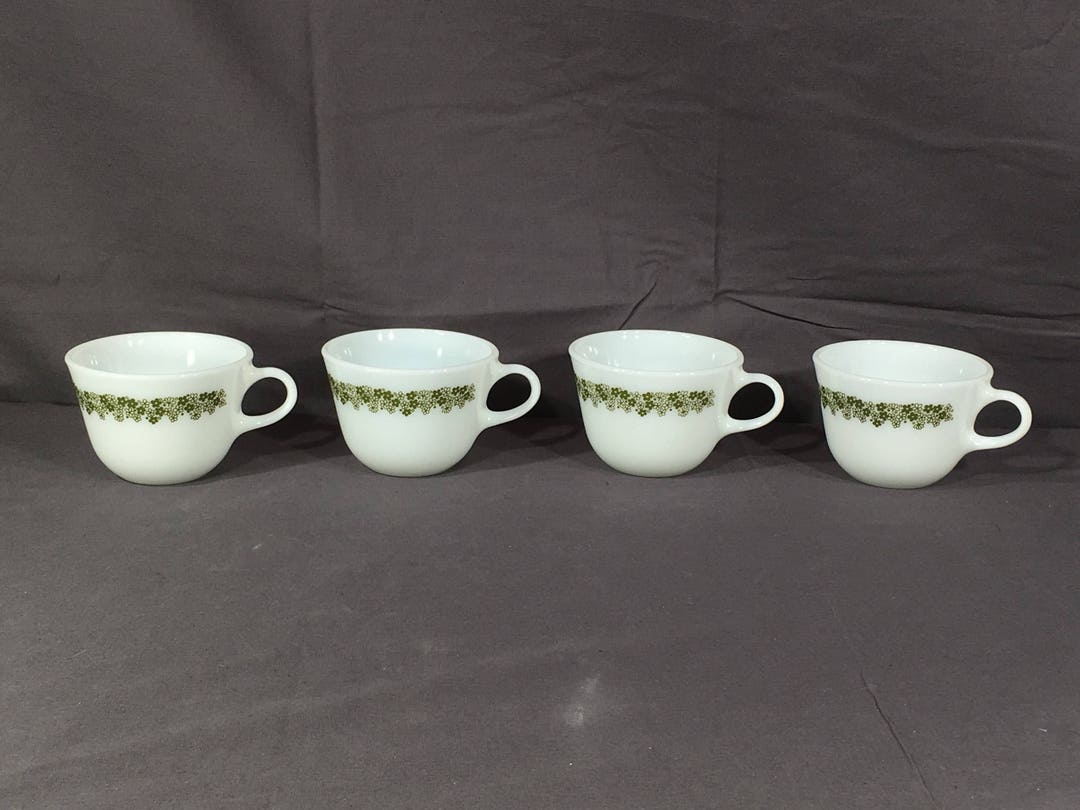 Vintage Spring Blossom Tea Cups 4 Pyrex Crazy Daisy Mugs - Etsy Canada
