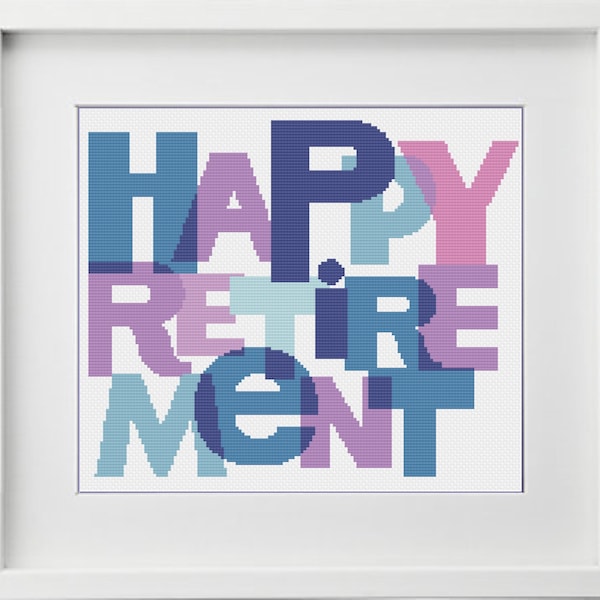 Retirement Cross Stitch Patterns - Etsy