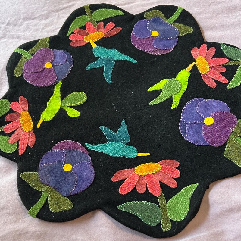 Appliqued Table Topper - Etsy